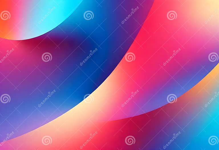 Abstract Gradient Background, HD Gradient Wallpaper Stock Illustration ...