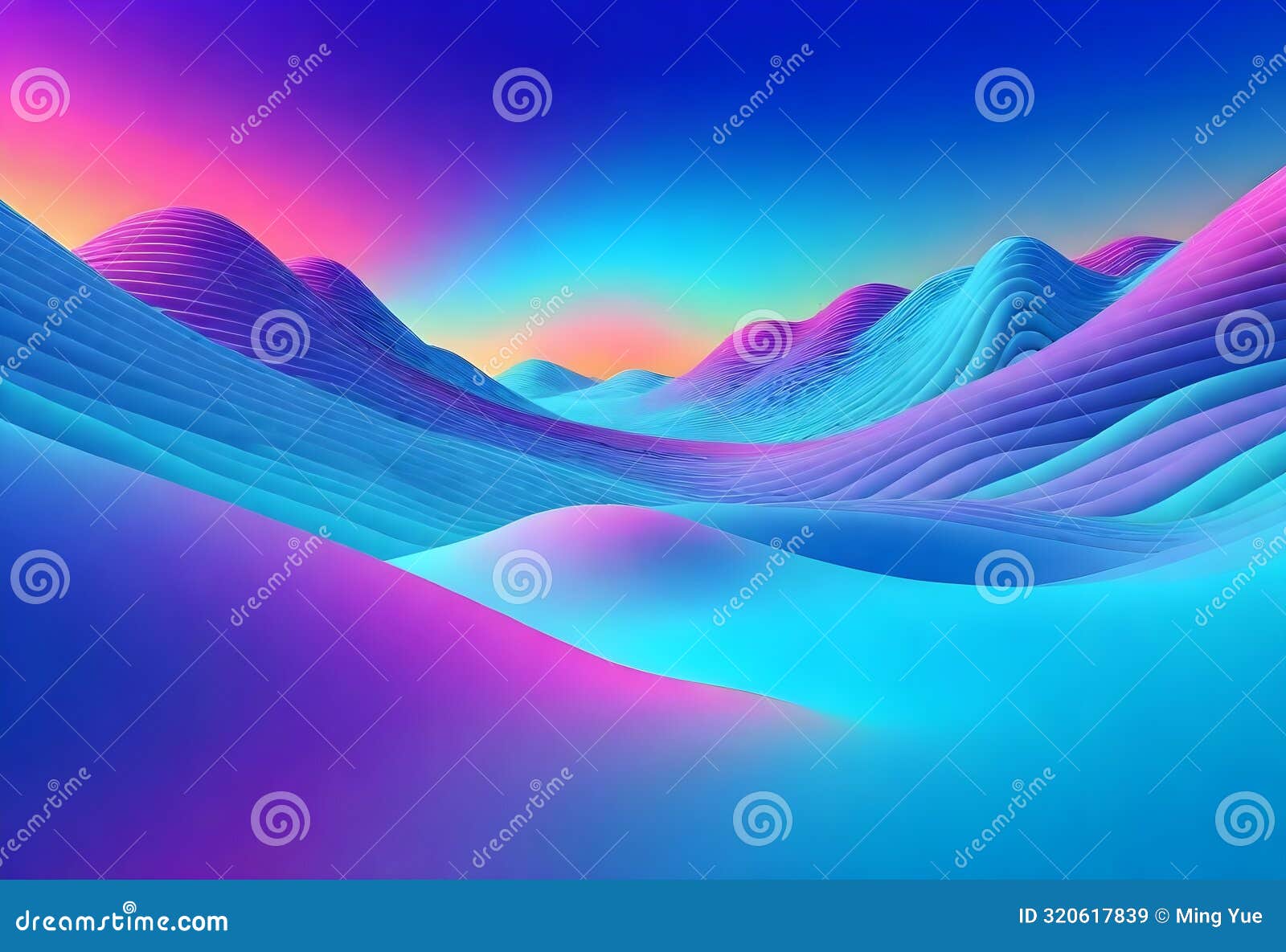 Abstract Gradient Background, HD Gradient Wallpaper Stock Illustration ...