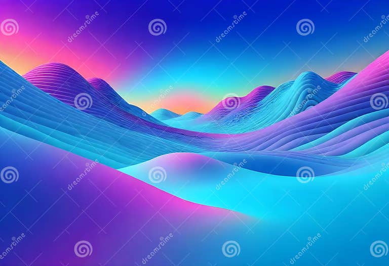 Abstract Gradient Background, HD Gradient Wallpaper Stock Illustration ...