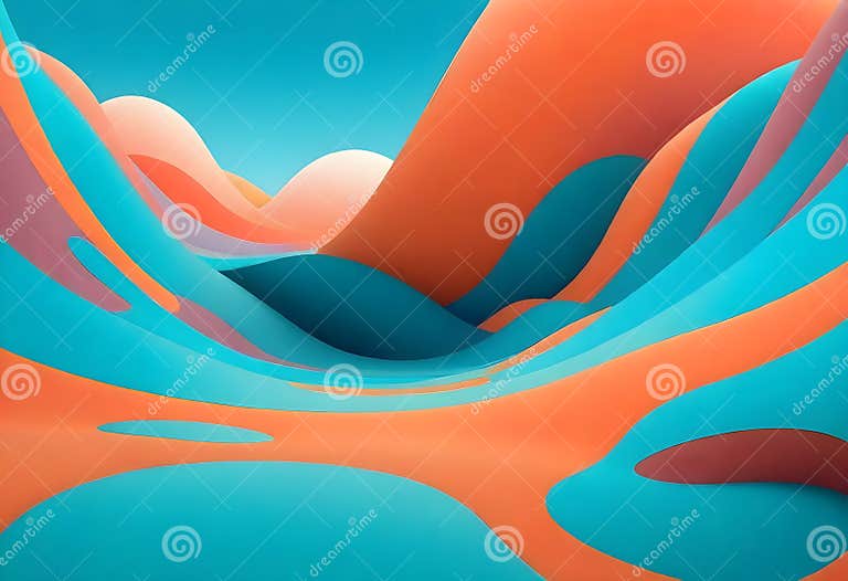 Abstract Gradient Background, HD Gradient Wallpaper Stock Illustration ...