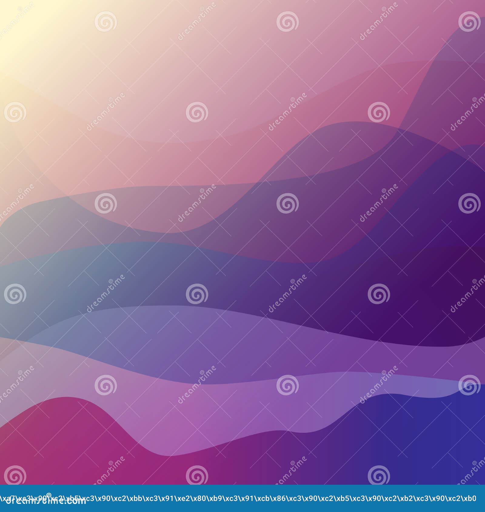 Abstract Gradient Background in Lilac Tones Stock Illustration ...