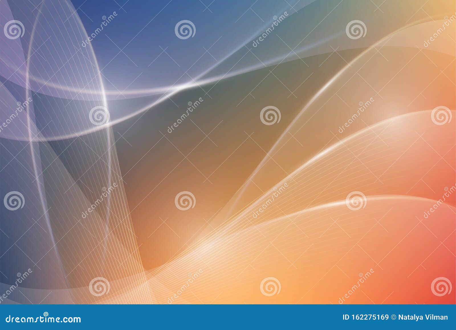 Abstract Gradient Background with Luminous Lines Stock Illustration ...