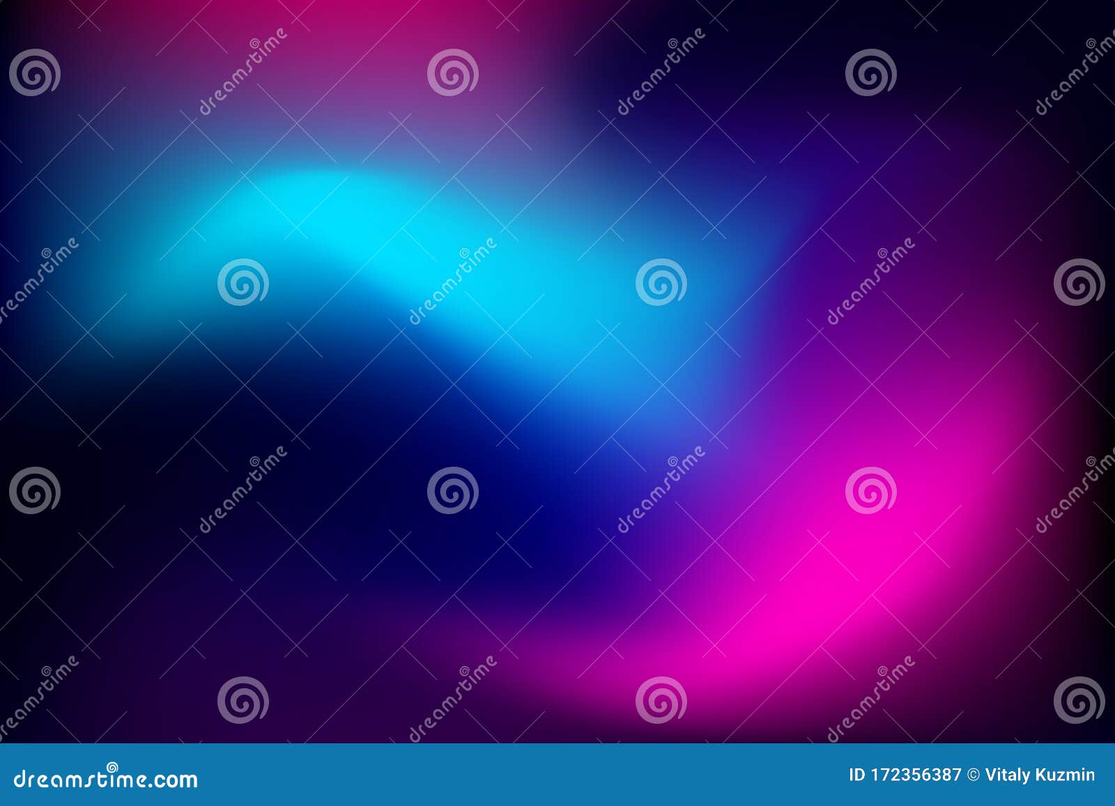 Abstract Gradient Background with Neon Vibrant Colors Stock Vector ...