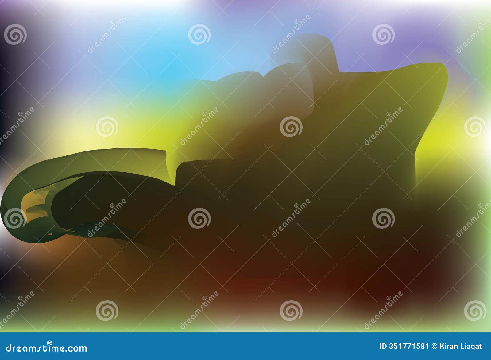 Abstract Gradient Background Nice Vector with Multi Colors Stock ...