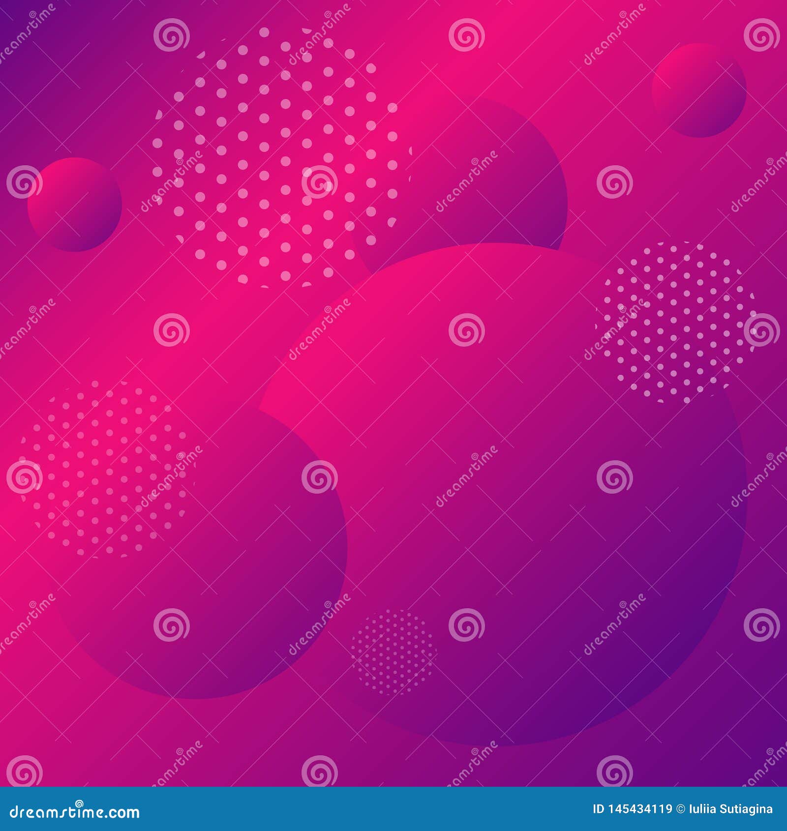 Abstract Gradient Background. Pattern of Geometric Shapes and Circles ...