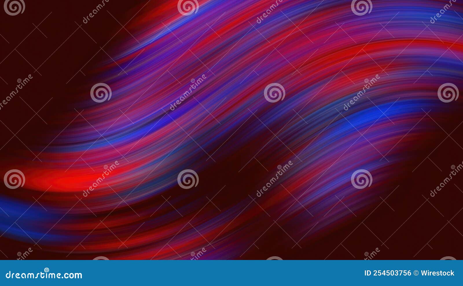 Abstract Gradient Background in Red and Blue Shades Stock Illustration ...