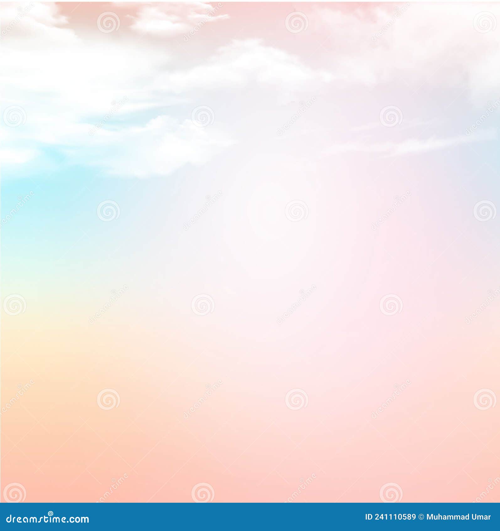 Abstract Gradient Background Wallpaper with Clouds Stock Image - Image ...