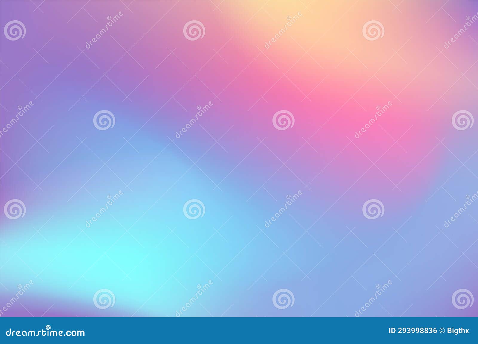 Abstract Gradient Background with Waves. Blue Yellow Color Backdrop ...