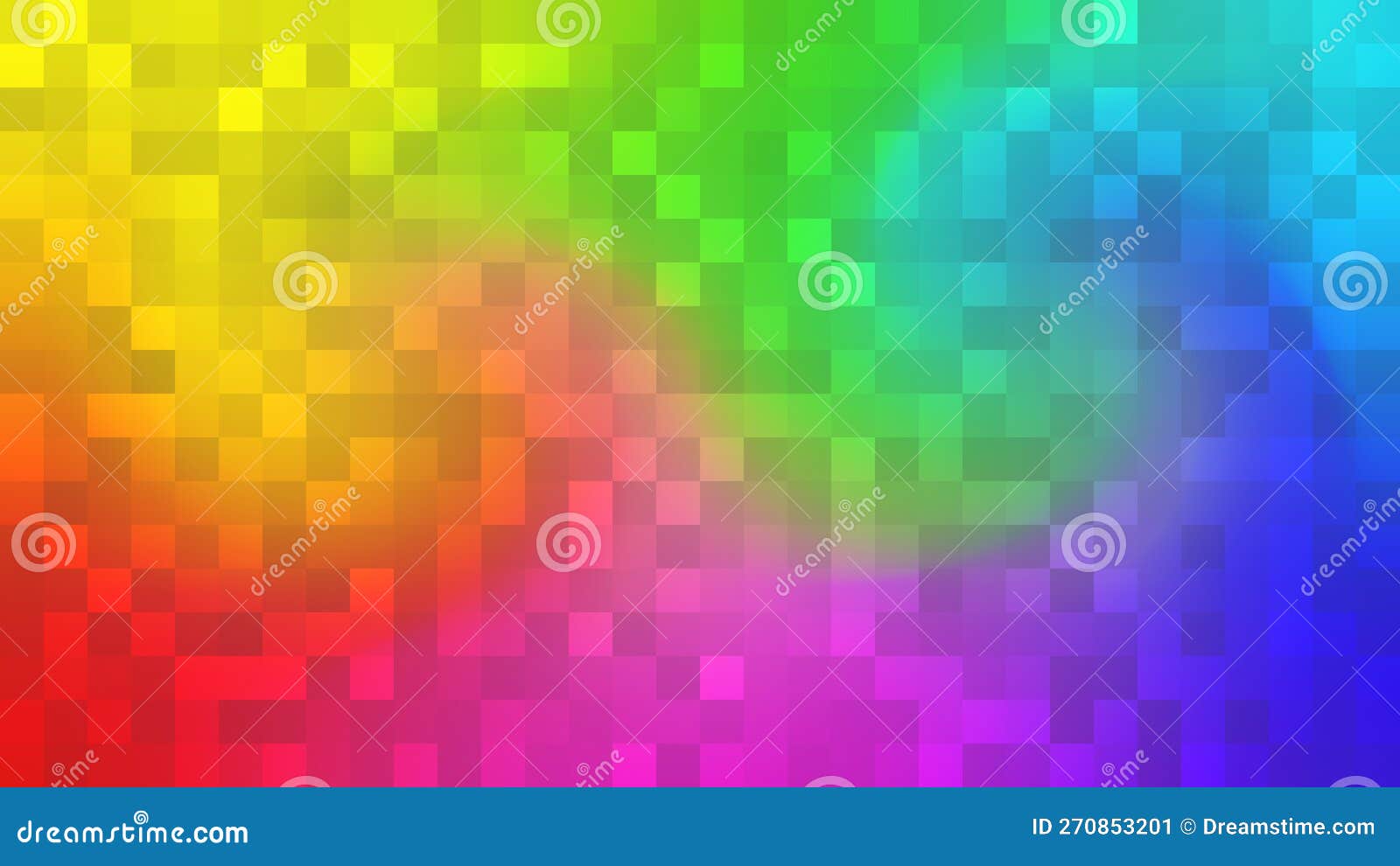 Abstract Gradient Background. Wavy Rainbow Pattern from Multicolored ...
