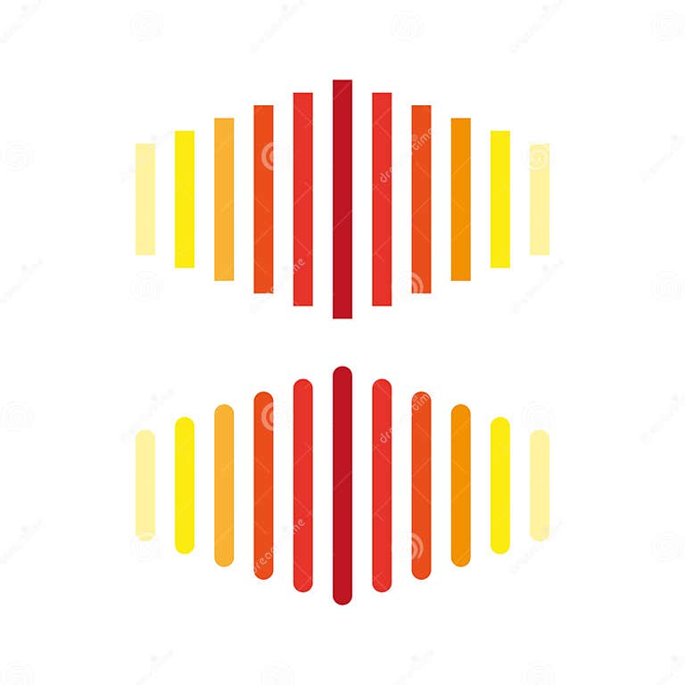 Abstract Gradient Bars. Colorful Vector Design. Modern Minimalist Art ...