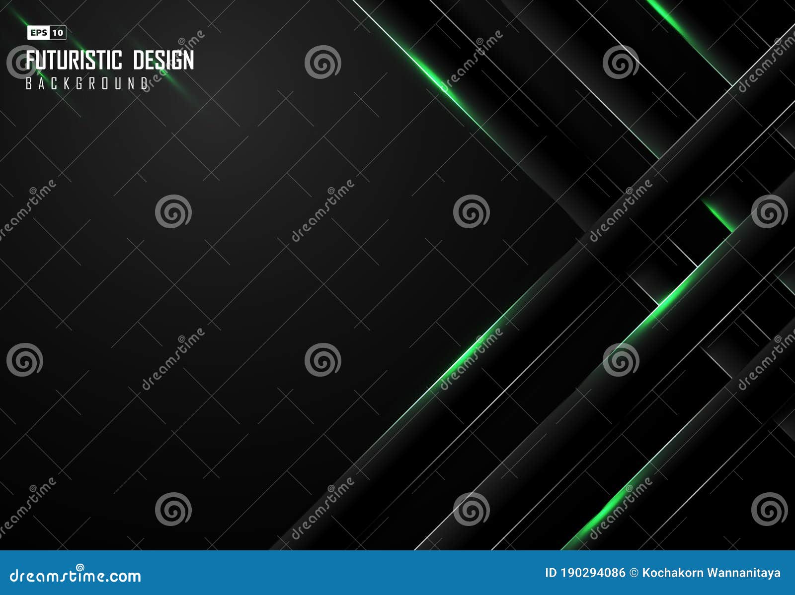 Abstract Gradient Black Template with Rectangle Design of Pattern in ...
