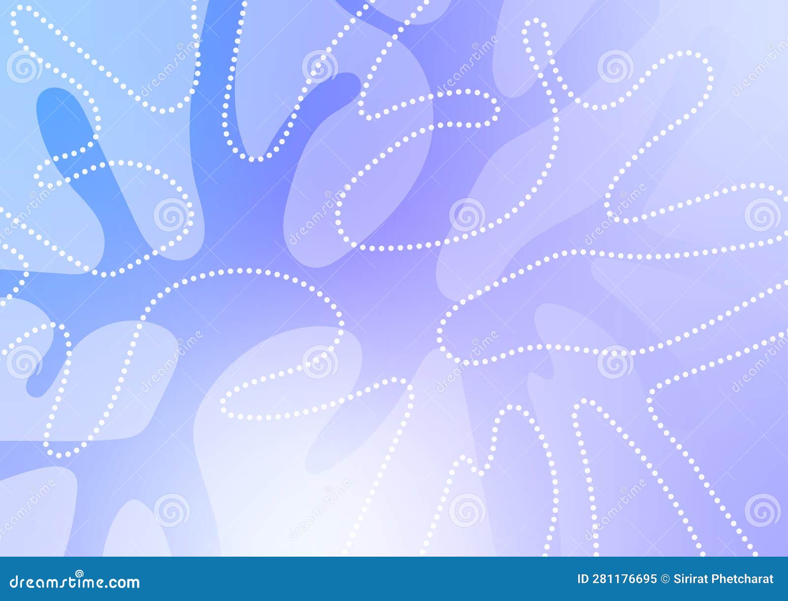 Abstract Gradient Blue Dynamic Line Dot Graphic Background Stock Vector ...