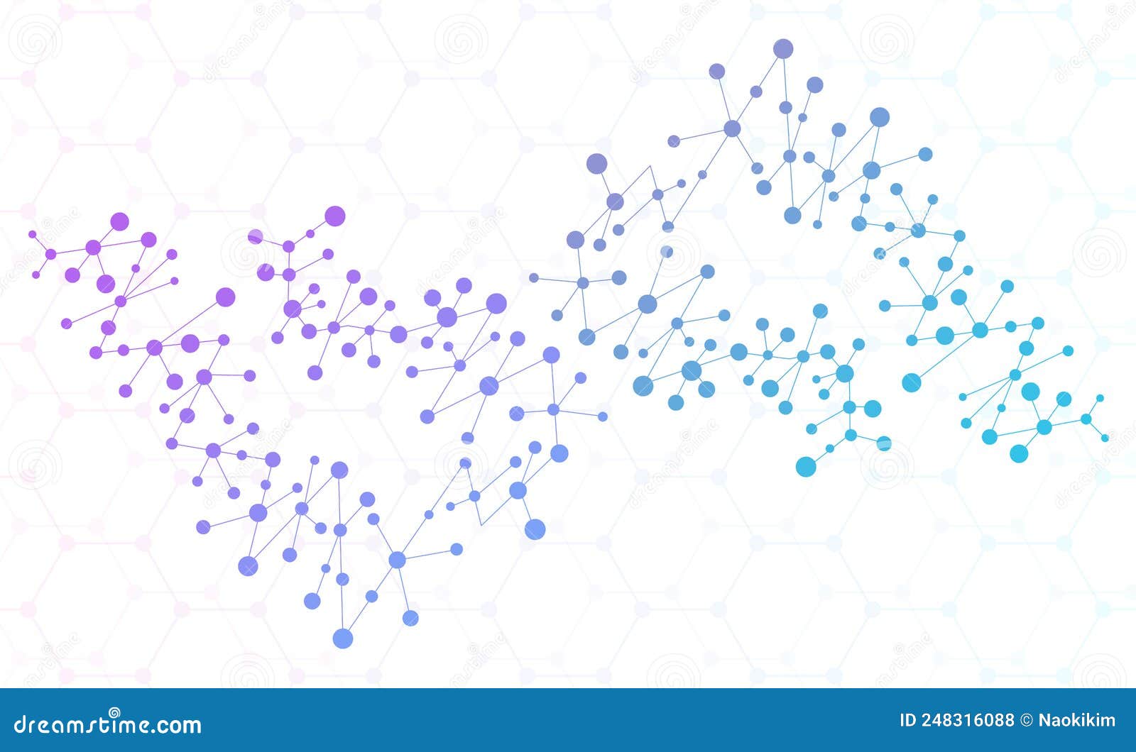 Molecules Or Network Nodes Vector Illustration | CartoonDealer.com #2658508