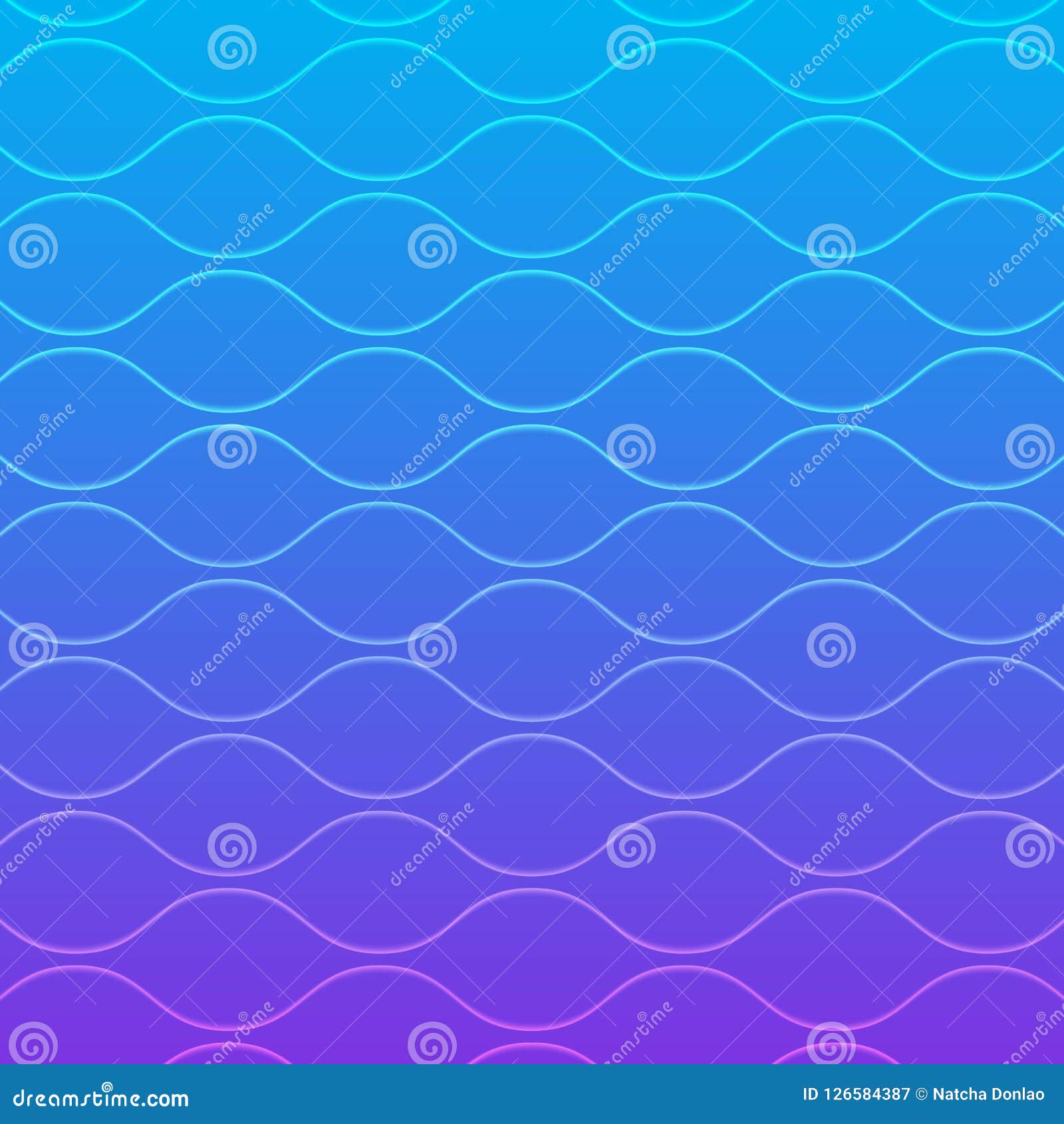 Abstract Gradient Blue Wave Line Art Pattern Background Stock ...
