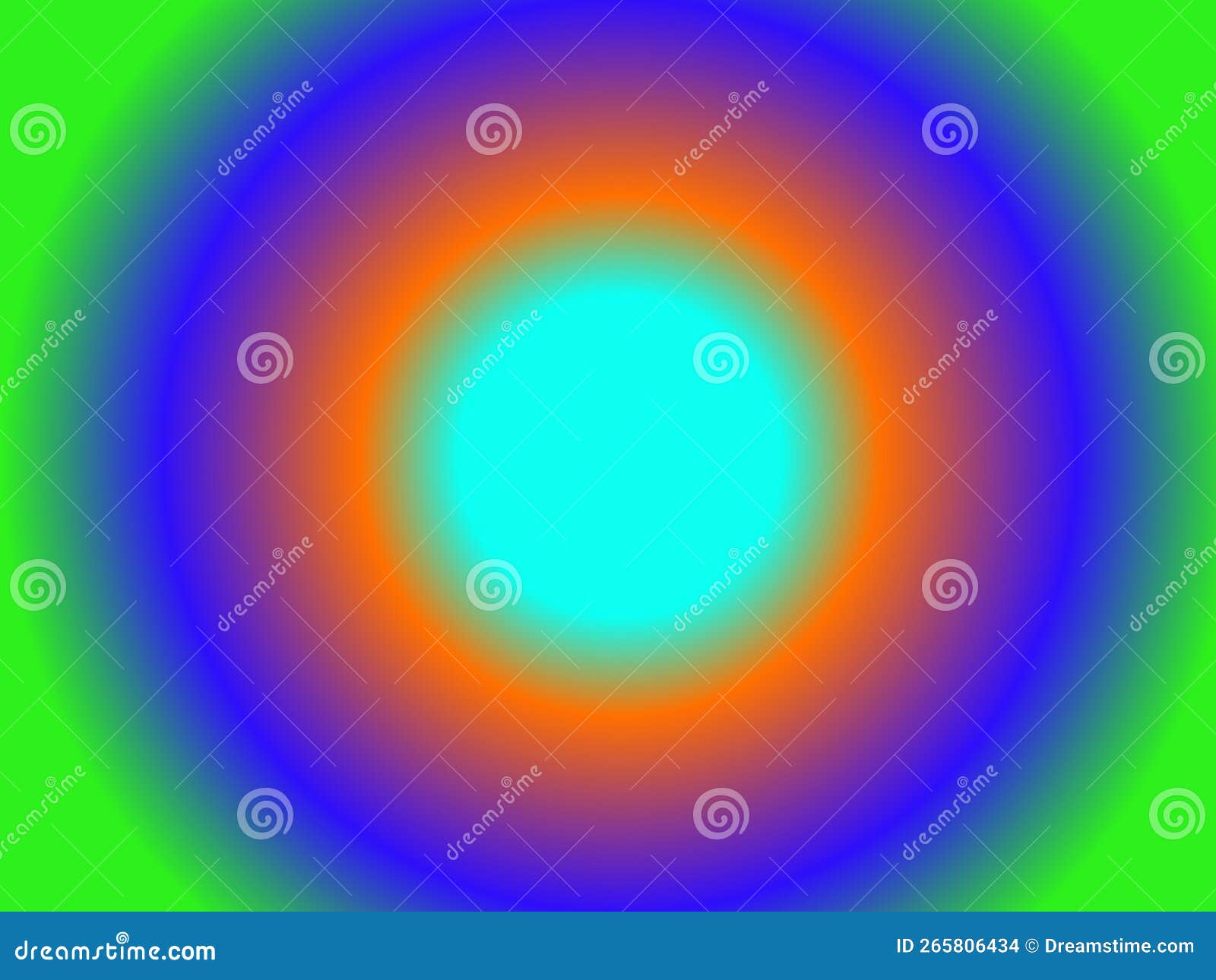 Abstract Gradient Blurred Multicolored Rainbow Light Spectrum Radial ...