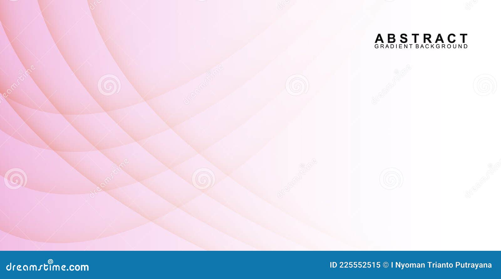 Abstract Gradient Color Curved Banner Background. Vector Stock Vector ...