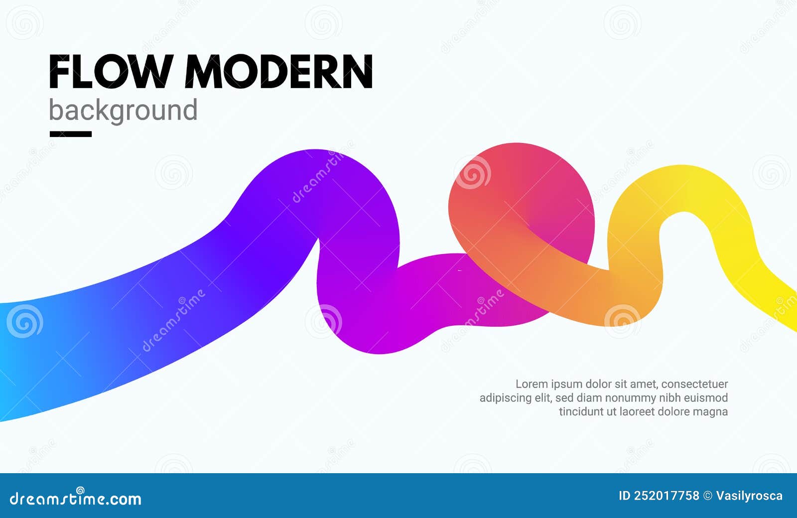 Abstract Gradient Color Poster Background. Modern Vector Vibrant ...