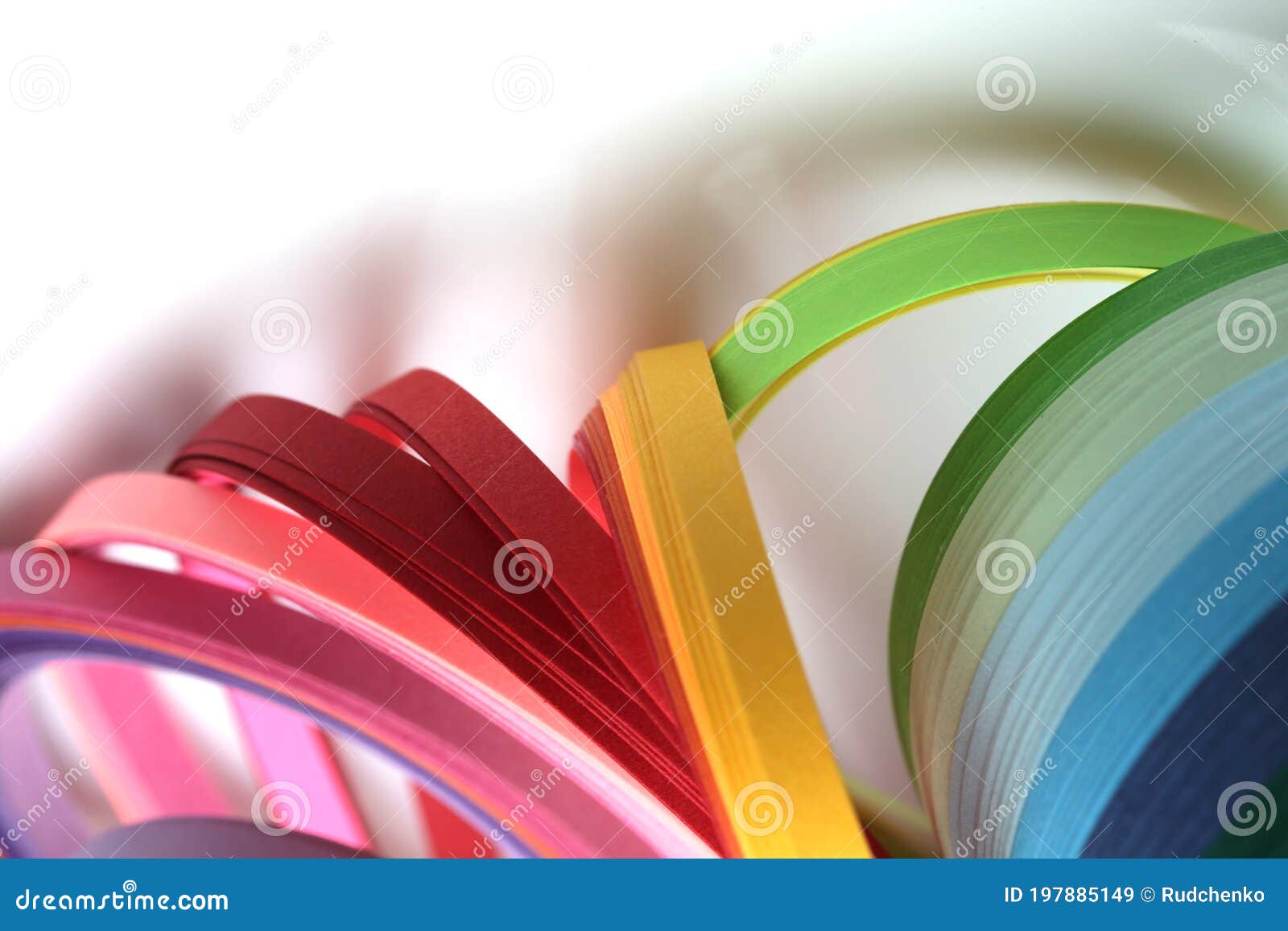 Abstract Gradient Color Wave Strip Paper Background Stock Image - Image ...