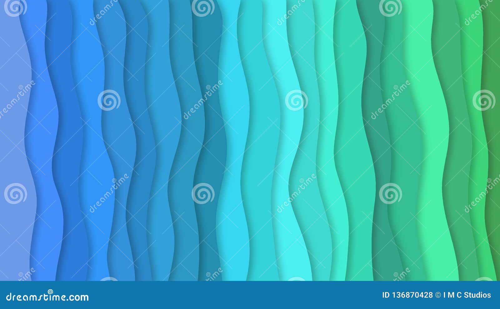 Abstract Gradient Color Waves and Shadows Stock Illustration ... Abstract Gradient Color Waves and Shadows Stock Illustration ...