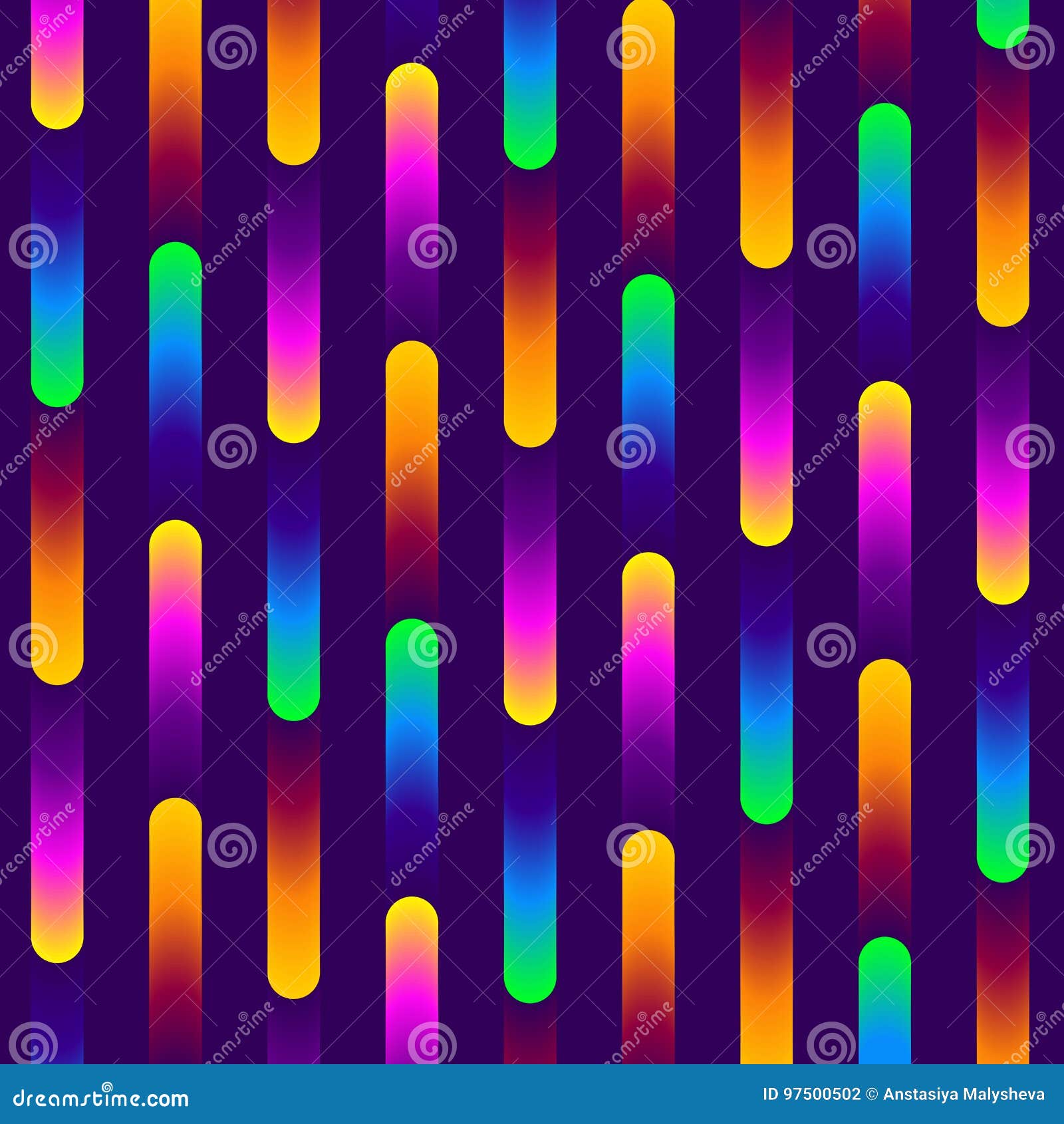 Abstract Gradient Colored Stripes Stock Vector - Illustration of line ...