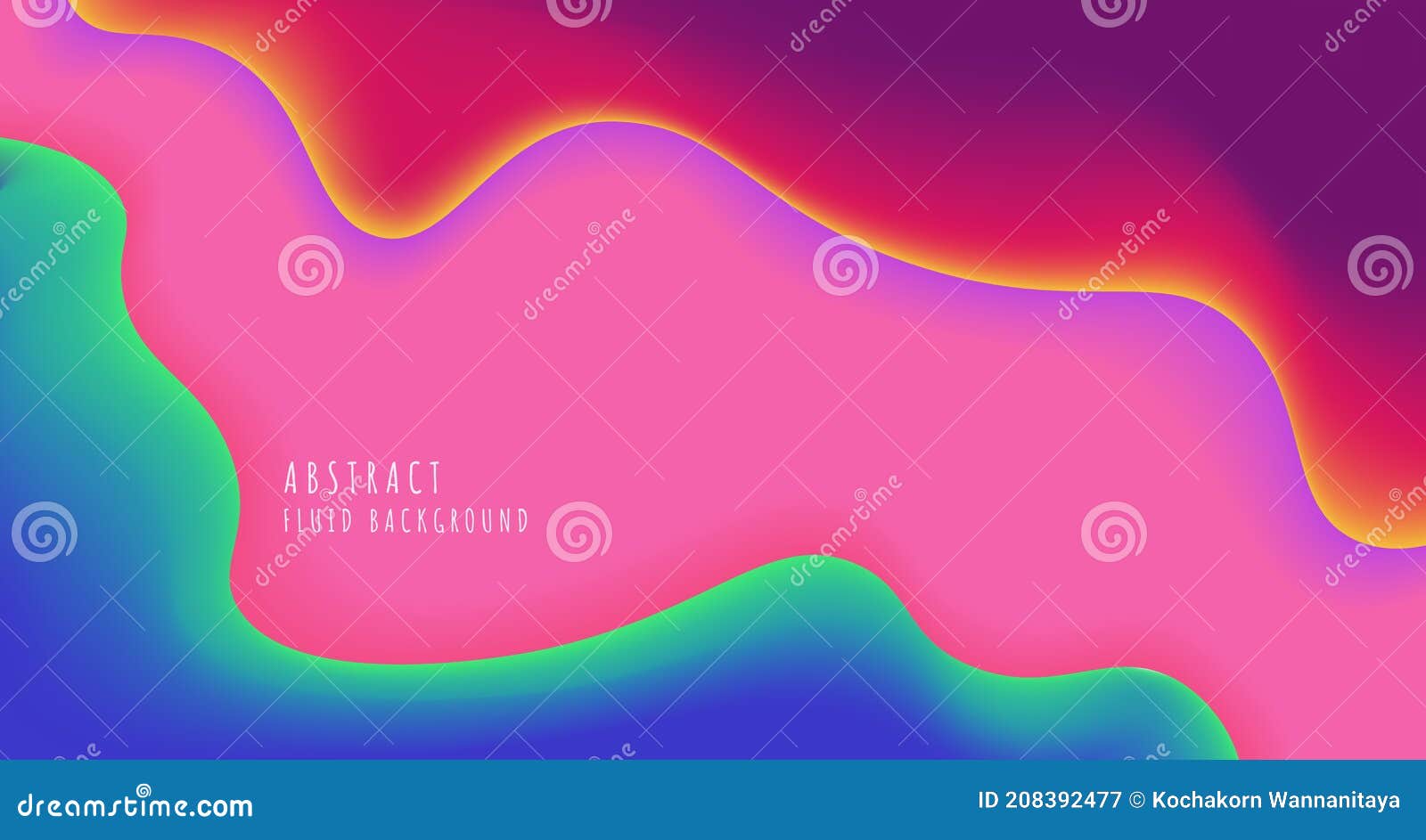 Abstract Gradient Colorful Design Of 3d Shape Vector Composition ...