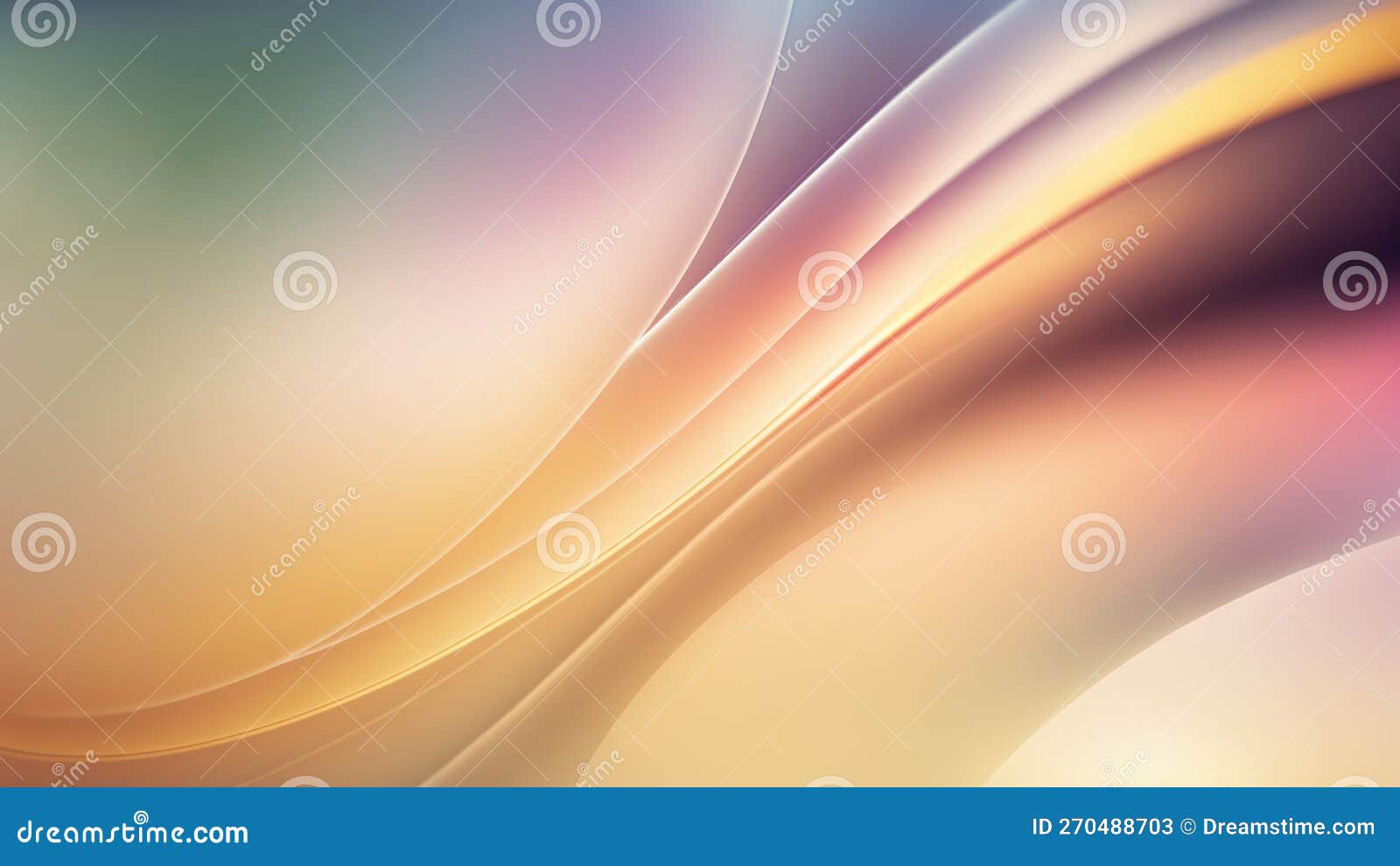 Abstract Gradient Curve Background in Muted Pastel Colors Stock Image ...