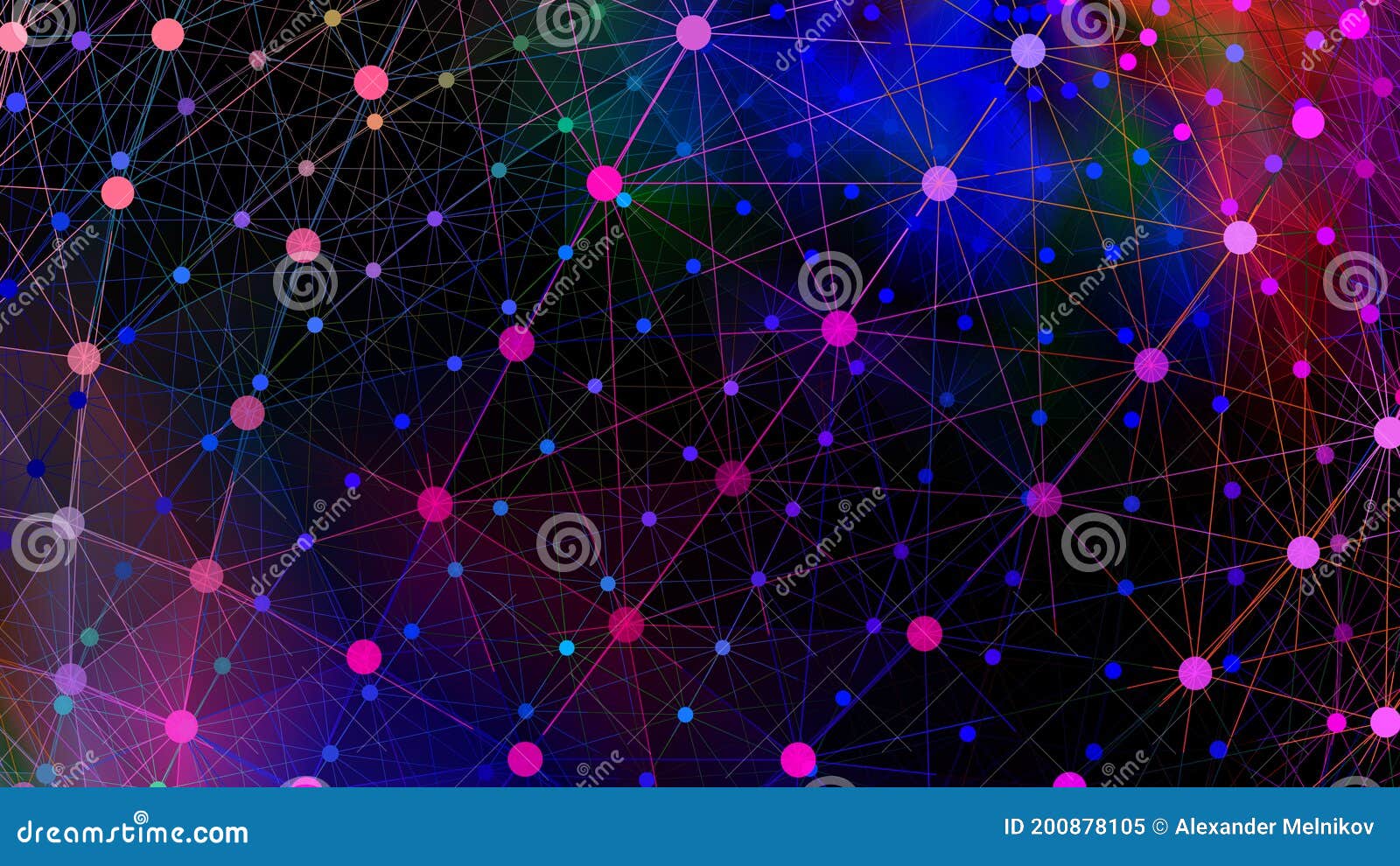 Abstract Gradient 3d Wireframe Background 3d Rendering Stock ...