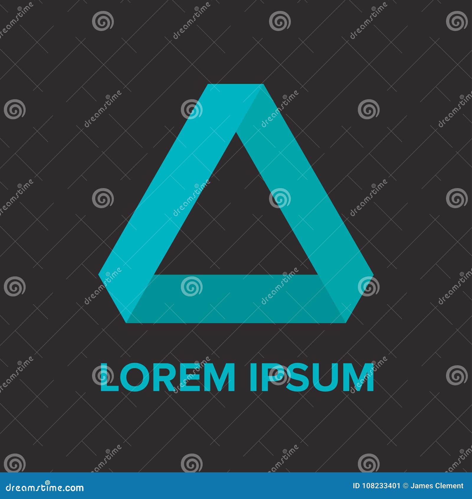 Abstract Gradient Dark Blue Triangle Logo Stock Illustration - Illustration of gradient, icon ...