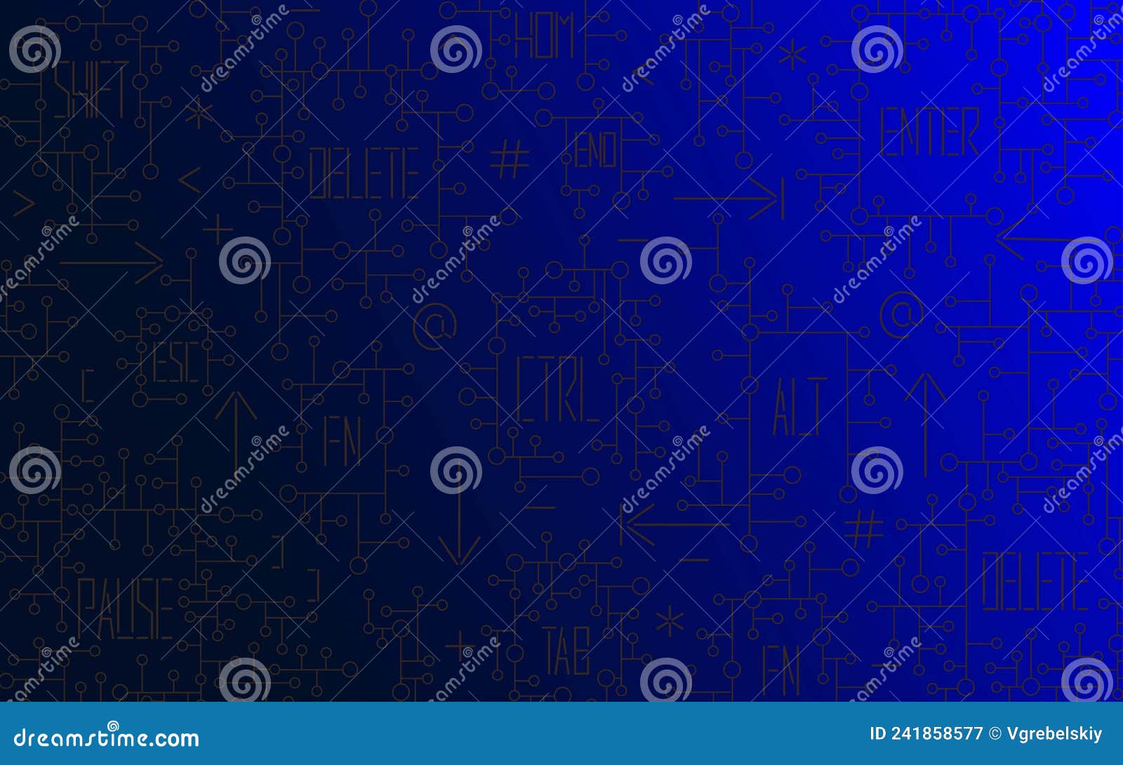 Abstract Gradient Digital Reality Background Stock Vector ...