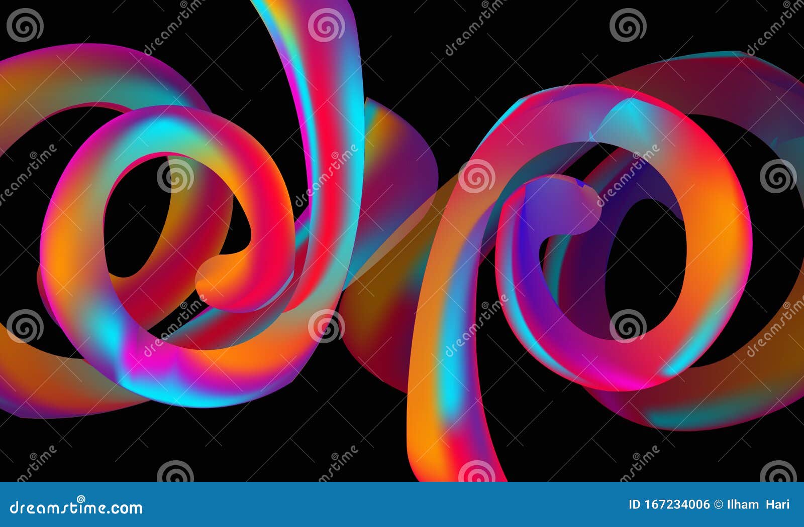Abstract Gradient Fluid Color Pattern of Neon Color Liquid Background ...