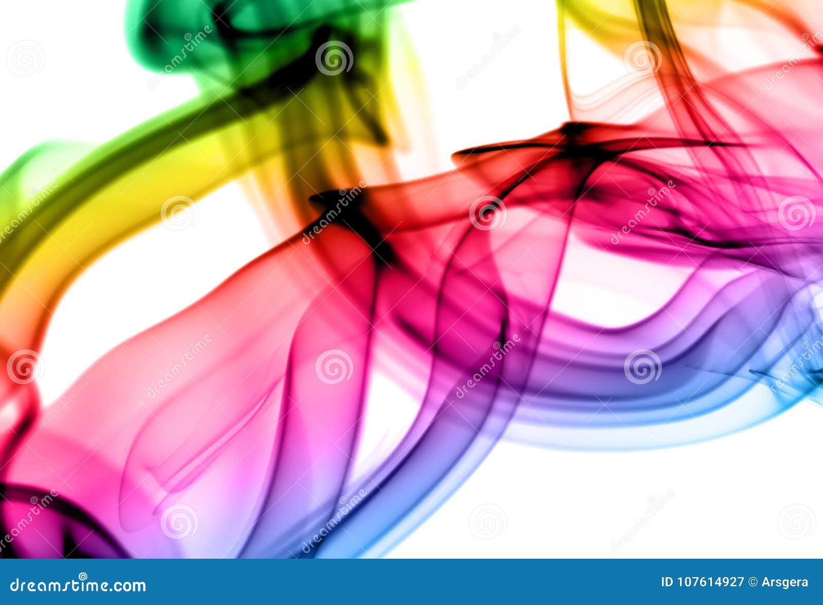 Abstract Gradient Fume Patterns on White Stock Image - Image of gray ...