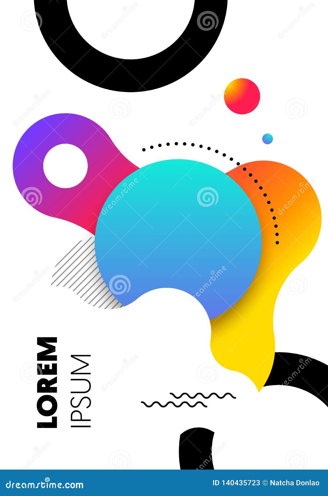 Abstract Gradient Geometric Shape Layout Design Template Background ...