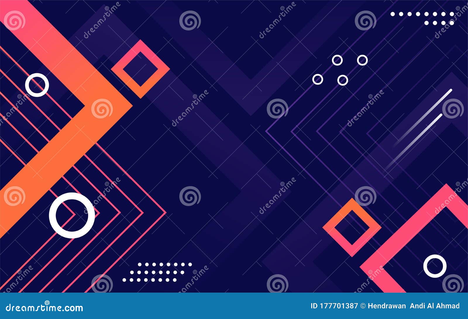 Abstract Gradient Geometric Shapes Background Stock Vector ...