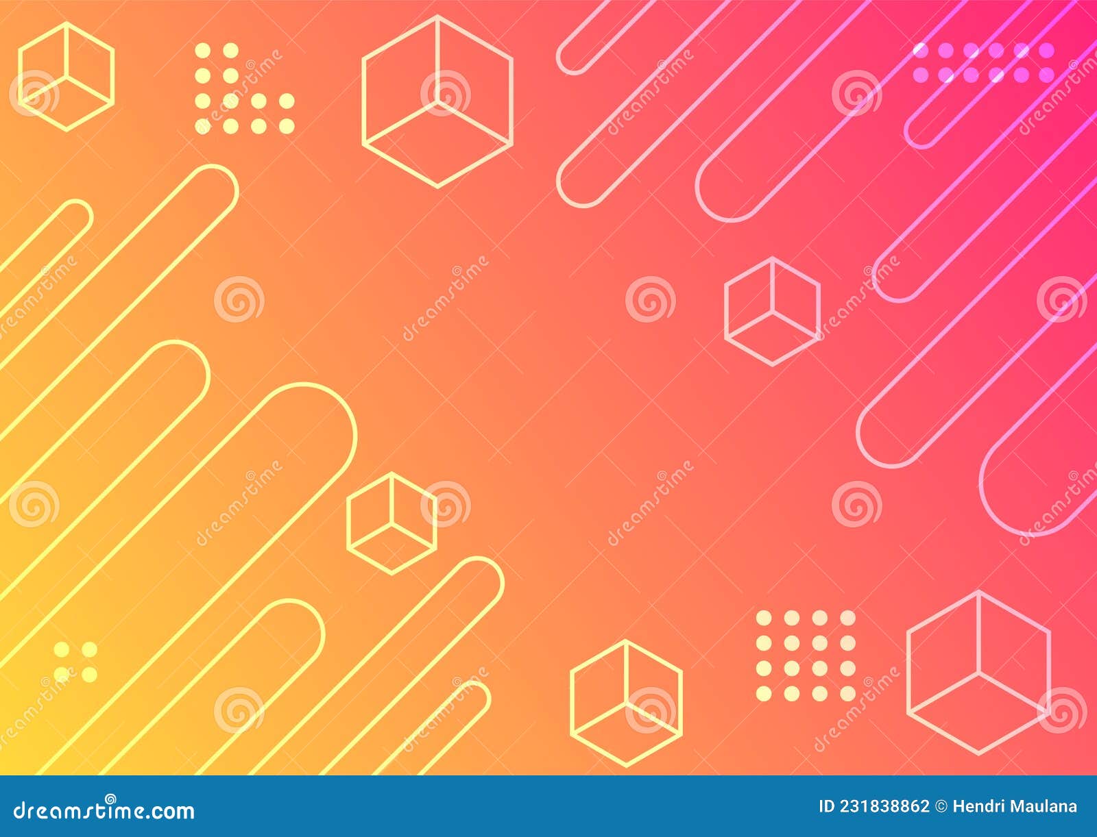 Abstract Gradient Geometry Shape Background Concept Stock Vector - Illustration of cool, element ...