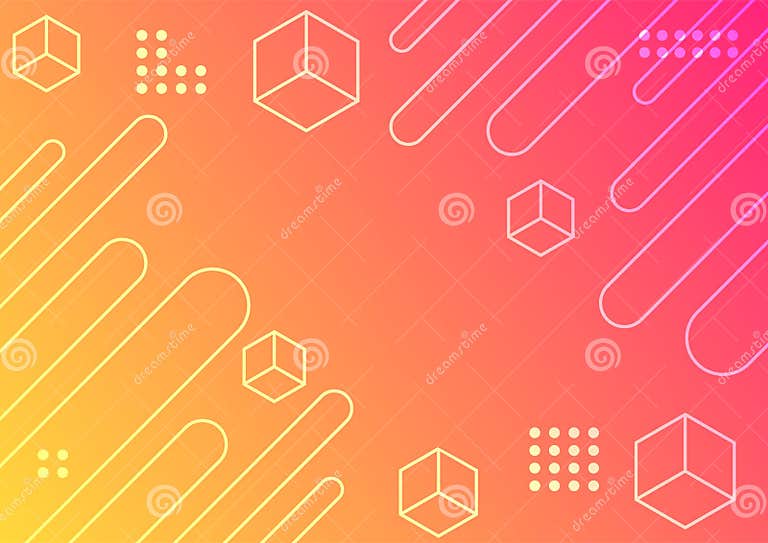 Abstract Gradient Geometry Shape Background Concept Stock Vector ...