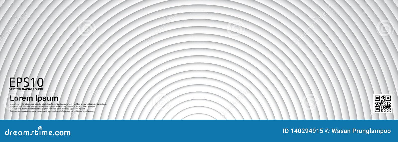 The Abstract Gradient Gray Color Circle Background Stock Vector ...