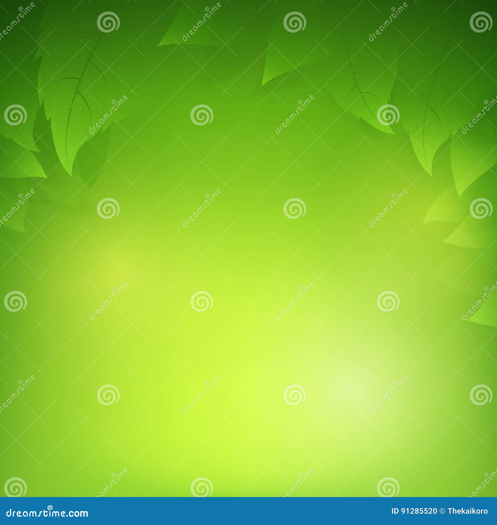 Abstract Gradient Green Background with Transparency Leaf Stock ...