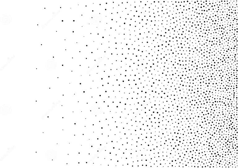 Abstract Gradient Halftone Random Dots Background. A4 Size, Vector Illustration, Backdrop Using ...