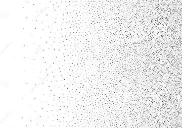 Abstract Gradient Halftone Random Dots Background. A4 Size, Vector ...