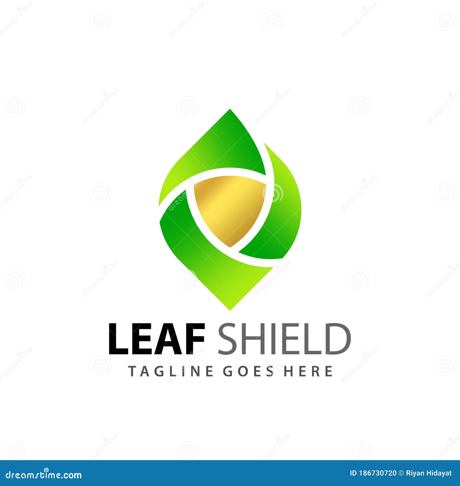 Leaf In Shield Logo Design. Safety And Security Icon, Earth And Trees ...