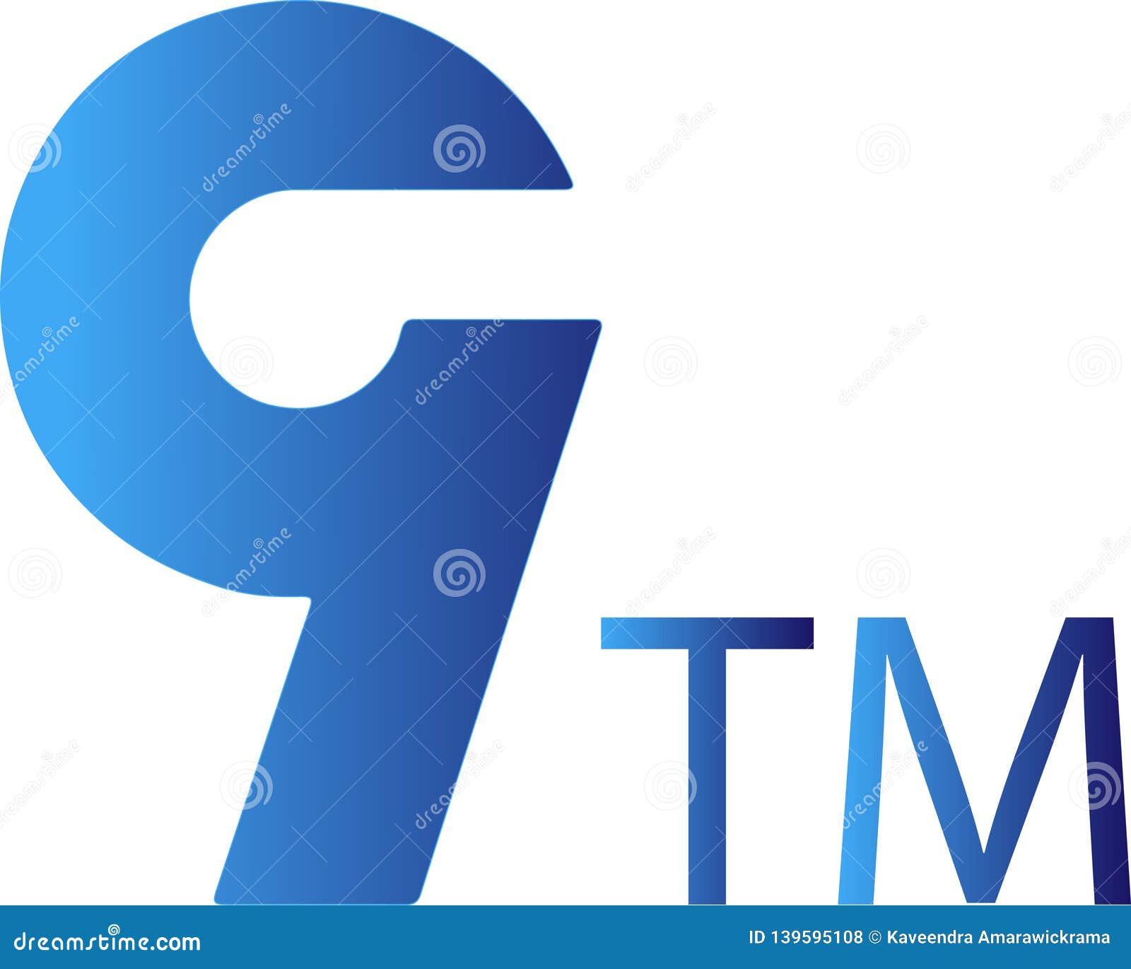 Abstract Gradient Logo Design on White Stock Vector - Illustration of ...