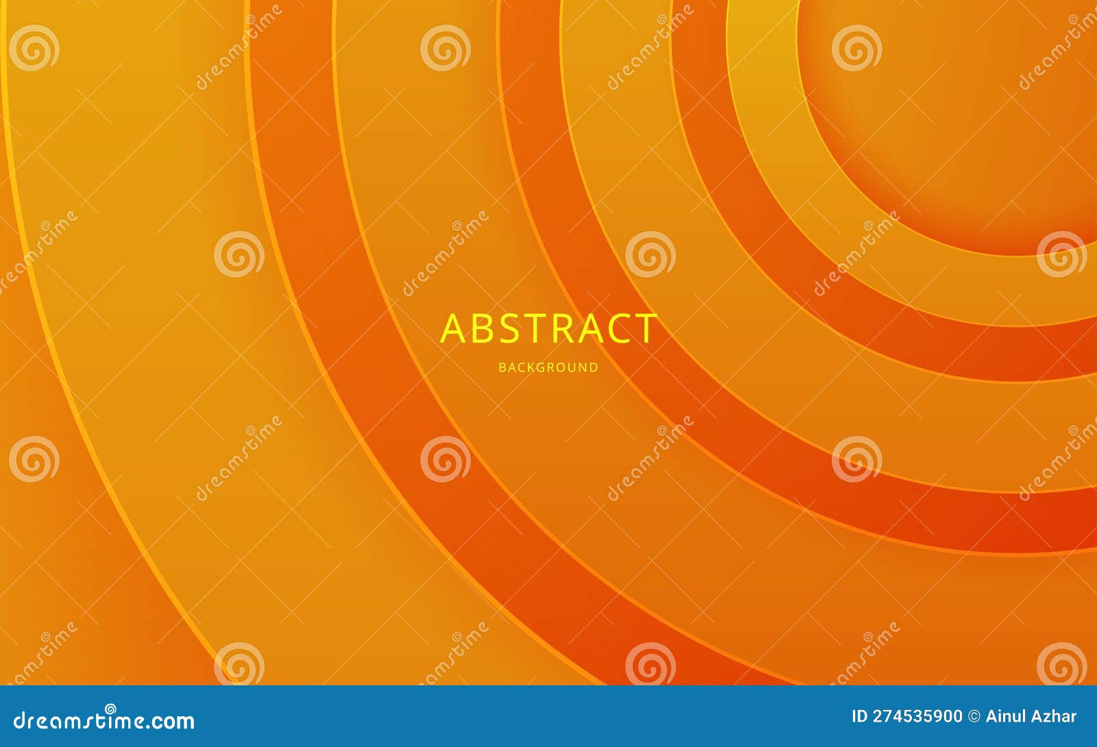 Abstract Gradient Orange Yellow Circle Shadow and Light Papercut ...