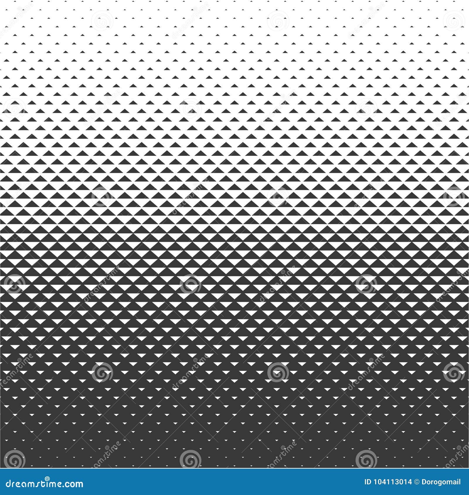 Abstract Gradient Pattern with Triangles. Halftone Texture. Stock ...