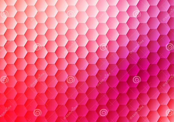 Abstract Gradient Pink Hexagon Pattern Decorations Line Modern Style ...