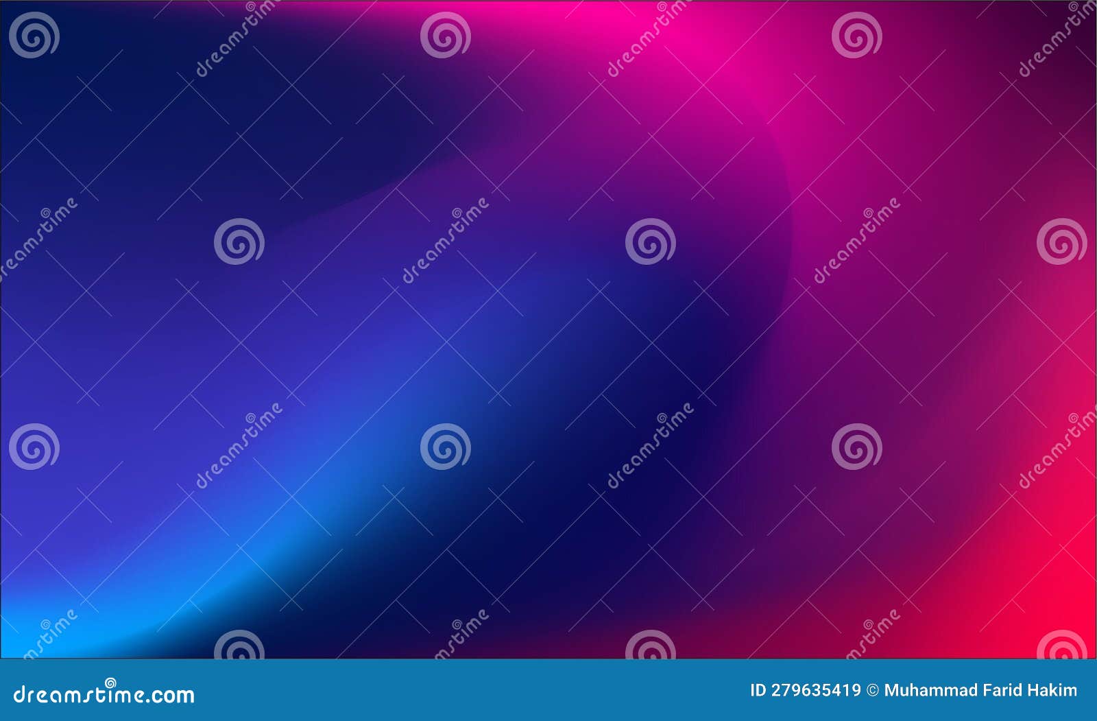 Abstract Gradient Pinky Blue Waves is Smiling Stock Illustration ...