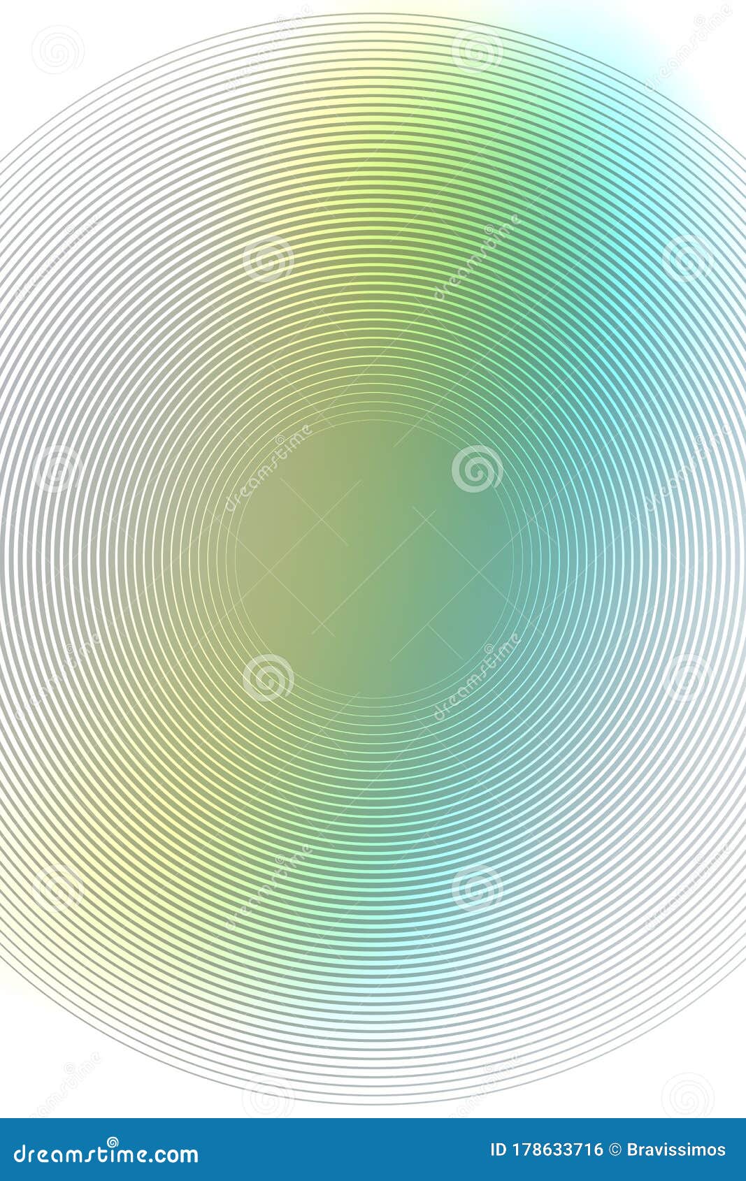 Abstract Gradient Radial Multicolor Background. Light Colorful Stock ...