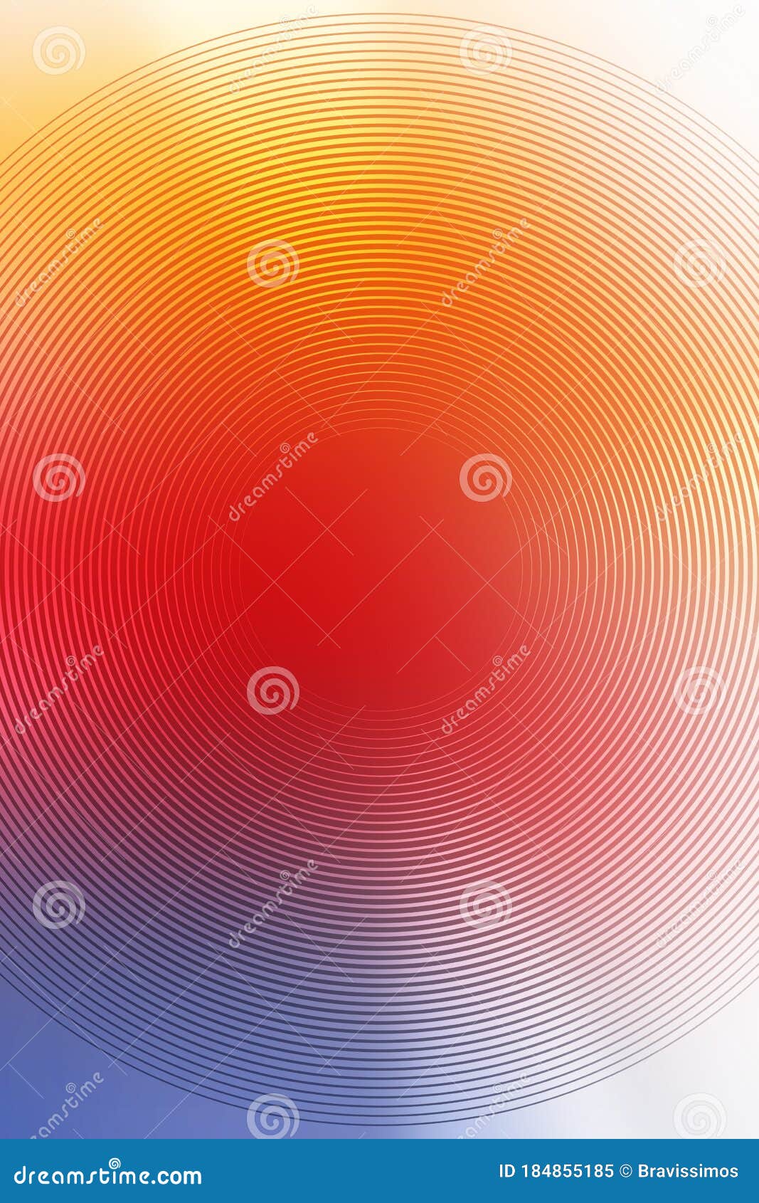 Abstract Gradient Radial Multicolor Background. Science Light Stock ...