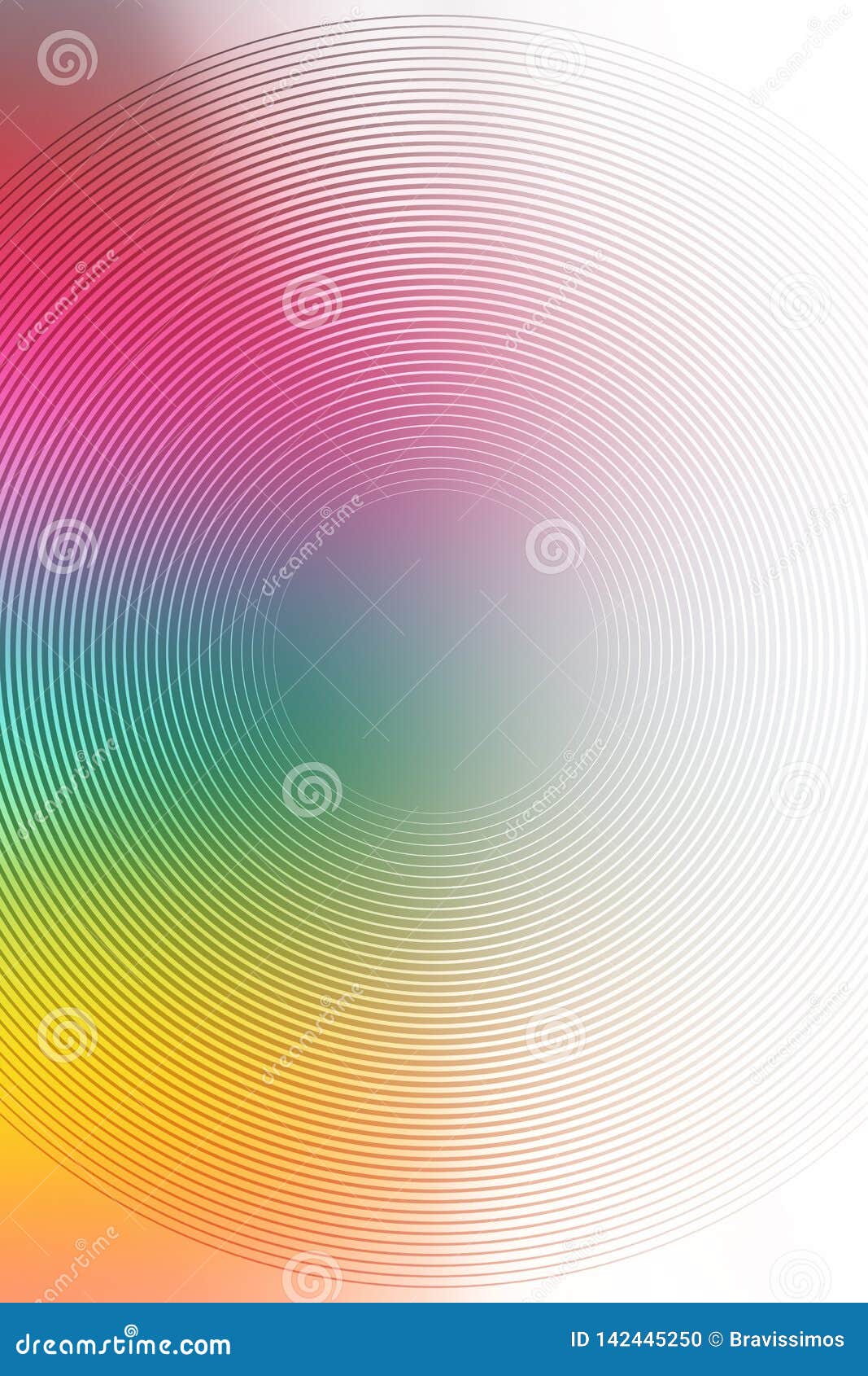 Abstract Gradient Radial Multicolor Background. Science Wallpaper Stock ...