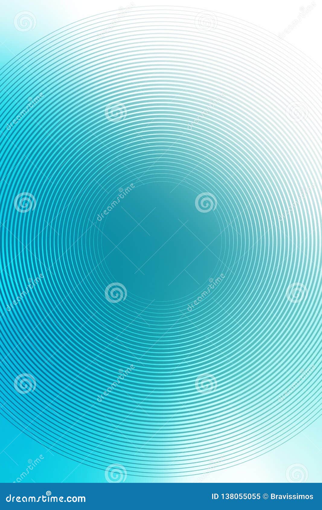 Abstract Gradient Radial Turquoise Background. Texture Stock ...