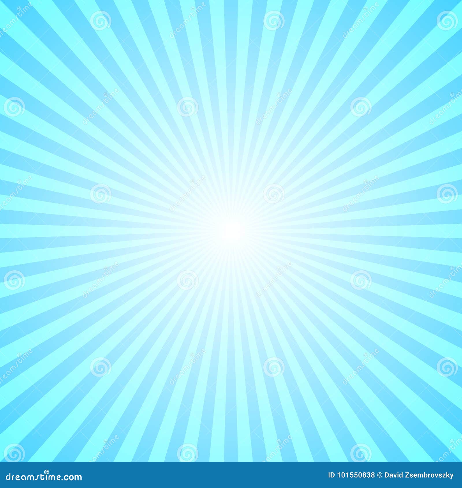 Abstract Gradient Ray Burst Background - Comic Graphic with Radial ...